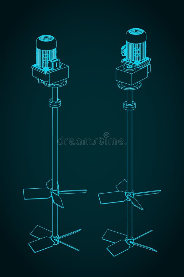 Industrial Agitator Illustration Stock Vector - Illustration of ...
