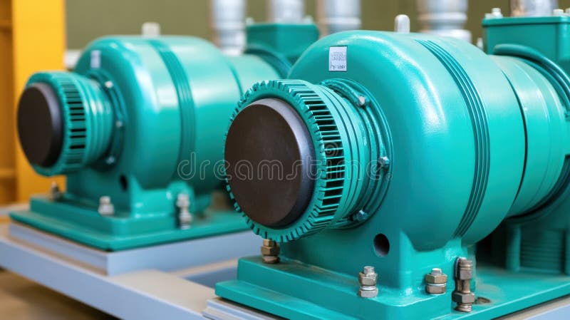 Industrial Air Blowers in a Factory Setting Showcase Robust Engineering ...