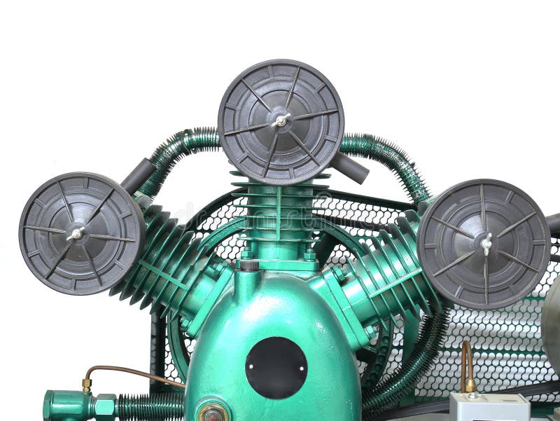 Industrial air compressor stock photo. Image of loop - 67178798