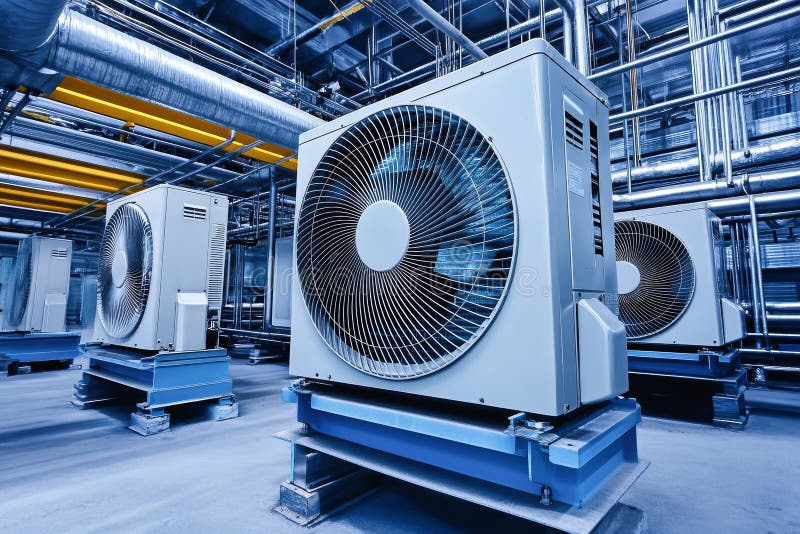Industrial Air Conditioning Systems with Fans Operating in Large ...