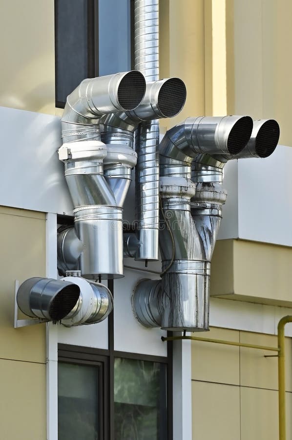 Industrial Air Ventilation System Stock Image - Image of engineering ...