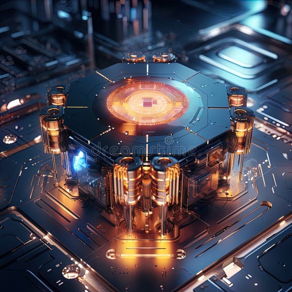 Industrial Applications: Image of an Industrial Quantum Computer Used ...