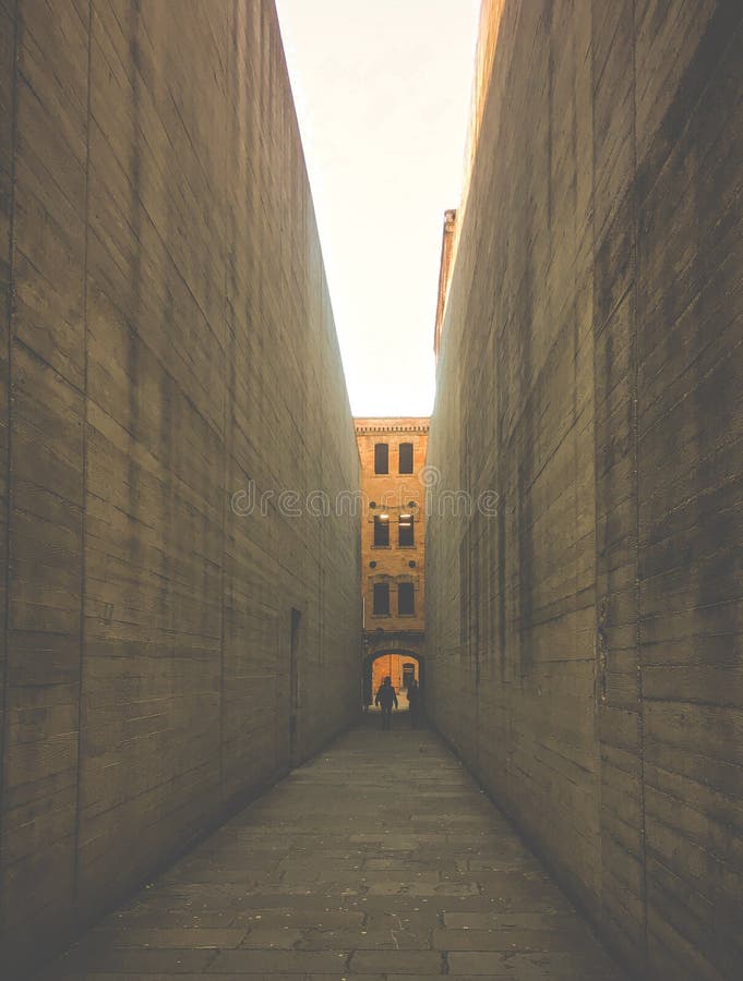 Industrial Architecture of Factory in Trieste, Italy Stock Photo ...