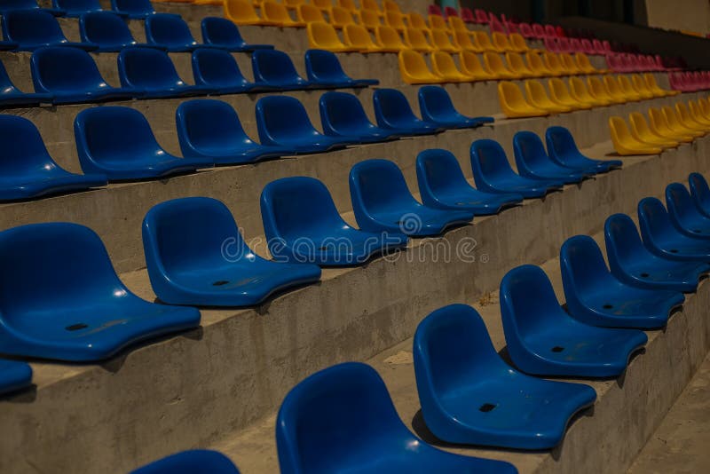 Empty old stadium stock photo. Image of group, color - 123222392