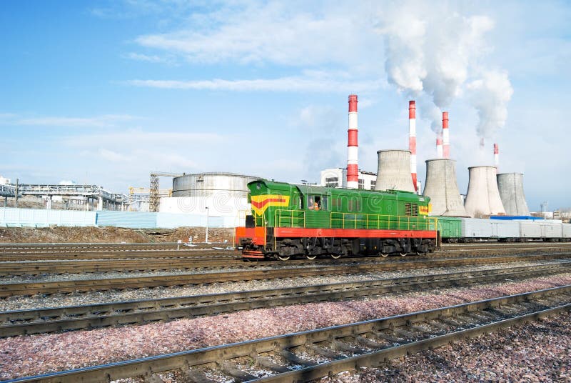 Industrial area stock photo. Image of smoke, area, factory - 9121876