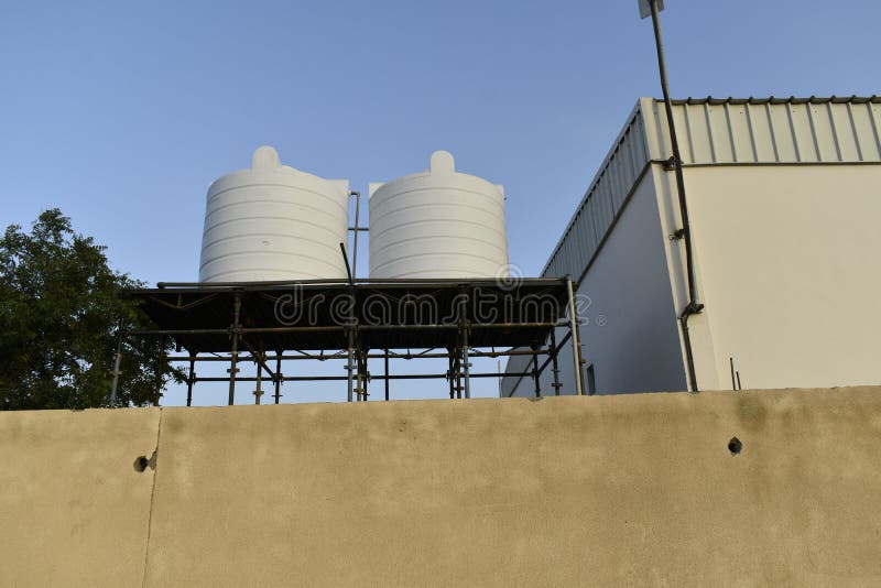 Industrial Water Tank in the Factory Used for Agriculture and ...