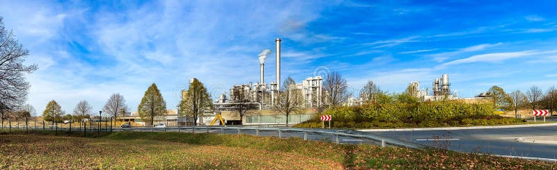Industrial Area View in the North of Brilon, Panoramic Editorial Image - Image of germany, area ...