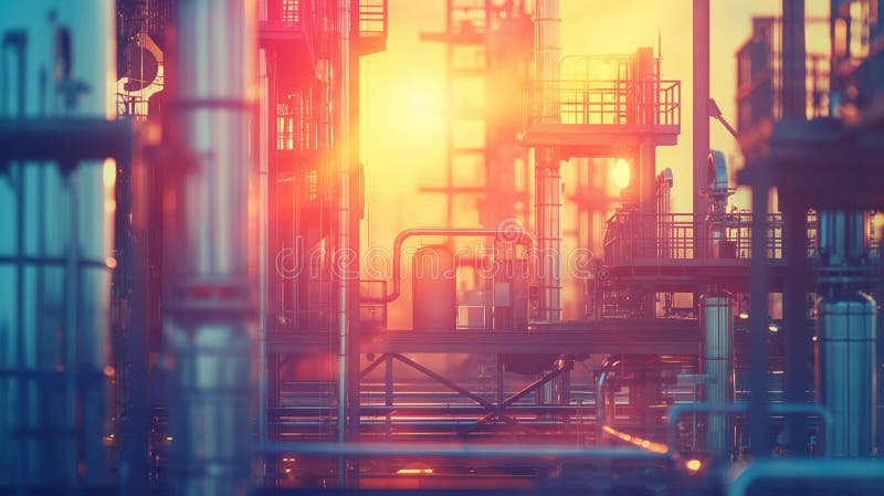 Industrial Automation, Reducing Human Errors, Abstract Background Stock ...