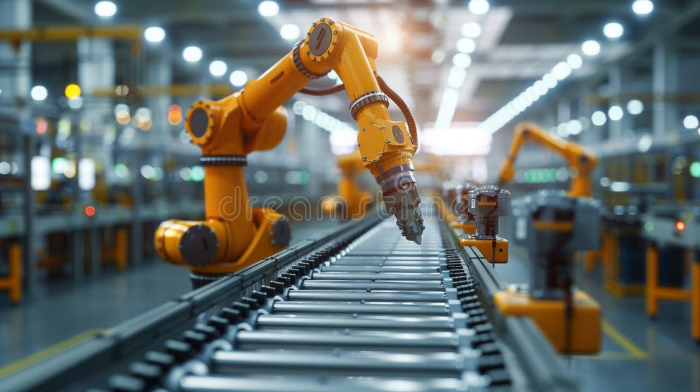 Industrial Automation, Robotic Automation in Manufacturing Involves ...
