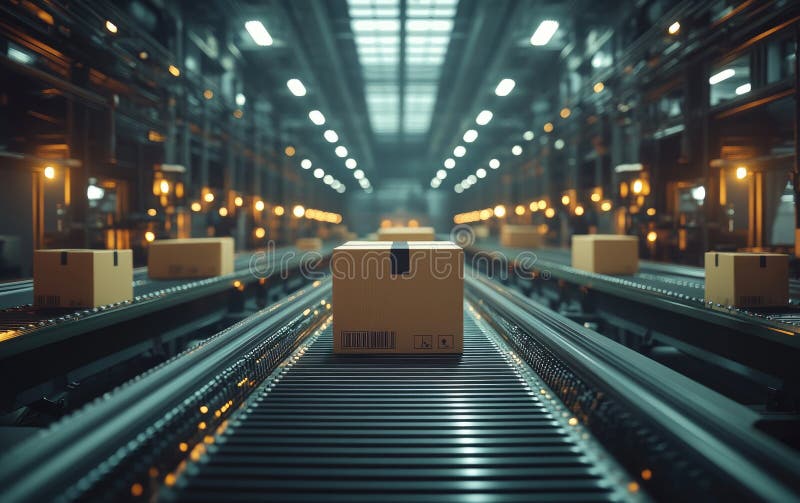 Industrial Backdrop: Carton Positioned Amid the Switch Tracks ...