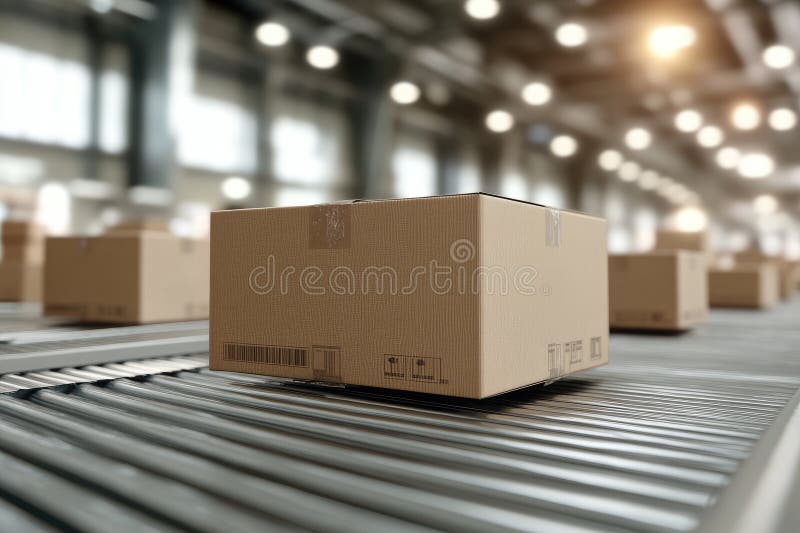 Industrial Backdrop: Carton Positioned Amid the Switch Tracks ...