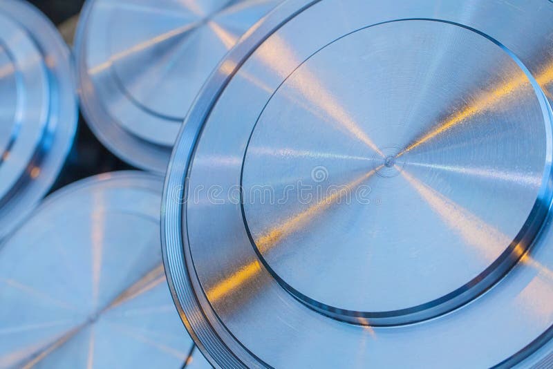 Industrial Background from Circle Metalic Parts Stock Image - Image of ...