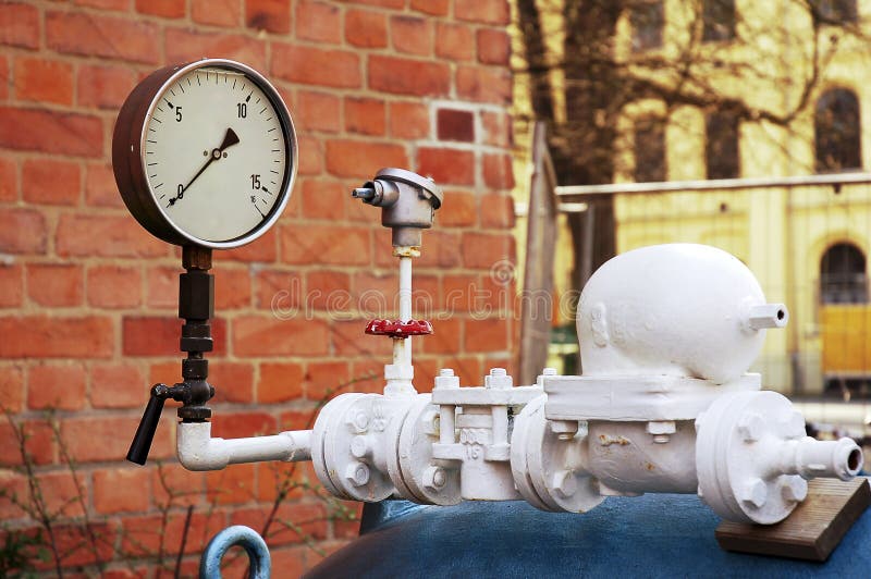 Industrial barometer stock photo. Image of indication - 8620888
