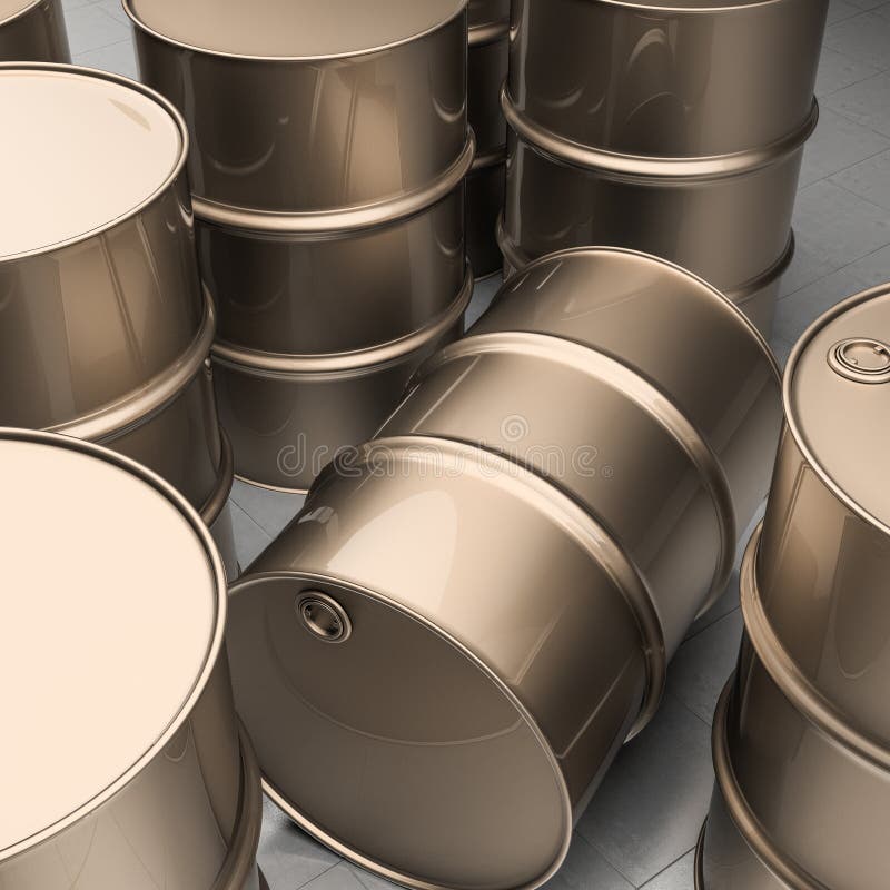 Industrial barrels stock illustration. Illustration of commodities ...