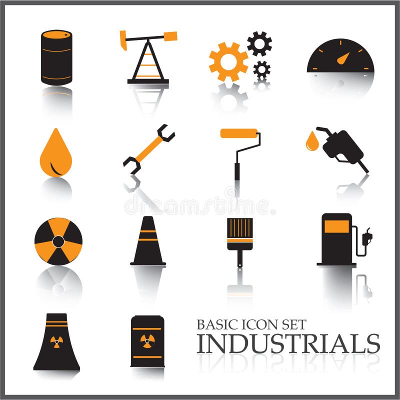 Industrial Basic Icon Colour Set Stock Illustrations – 3 Industrial ...