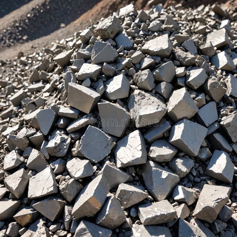 Industrial Beauty Textured Tin Ore in Natural Light Stock Illustration ...