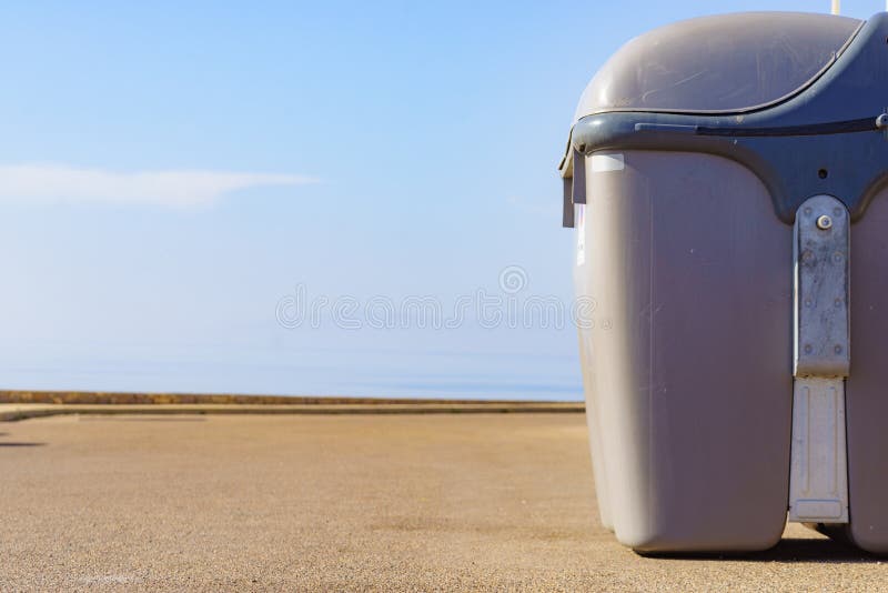 Industrial big garbage bin stock photo. Image of garbage - 231289456