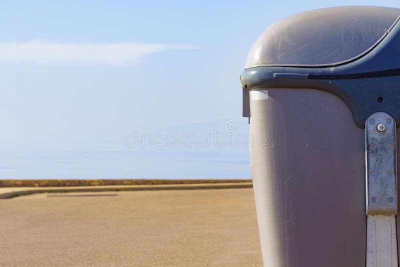 Industrial big garbage bin stock photo. Image of dump - 247618664