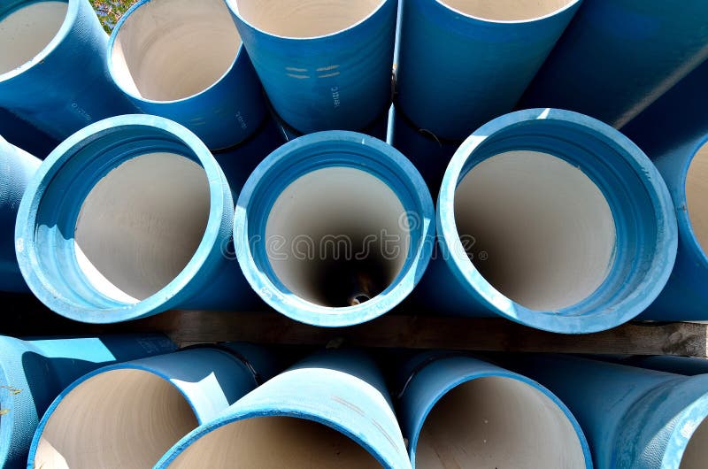 Industrial blue pipes stock image. Image of industry - 33261003