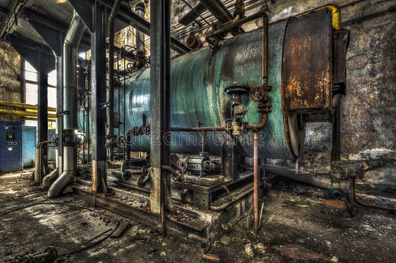 Derelict Boiler - Abandoned Hickling Power Station - Corning, New York ...