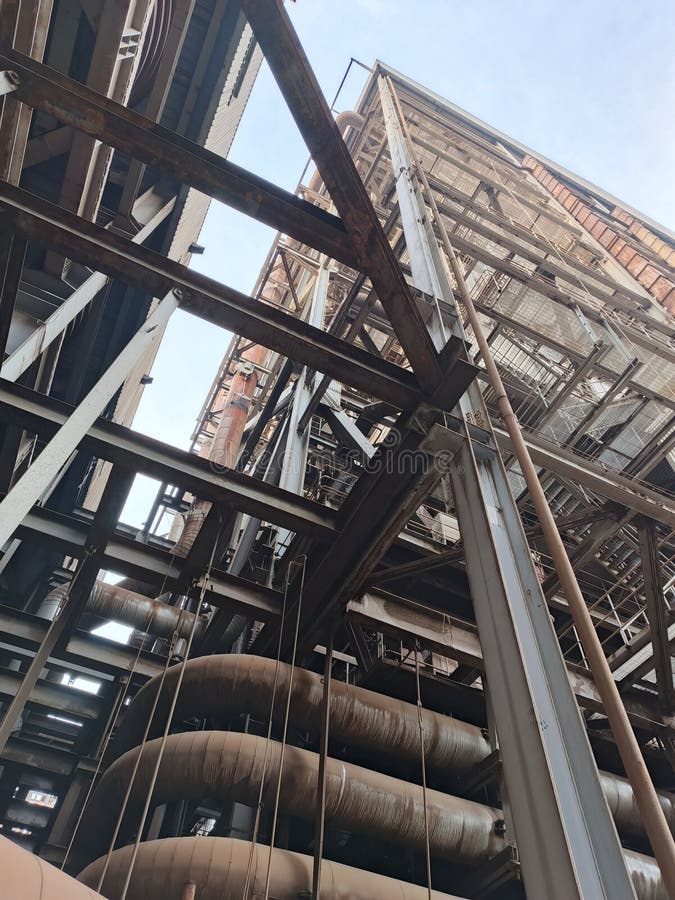 Industrial Boiler Structure from Below – Power Plant Engineering View ...