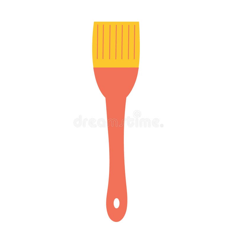 Industrial Brush for Painting Small Objects on an Isolated Background ...