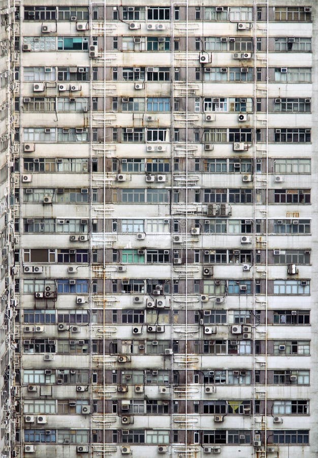 Industrial Building Exterior Texture Stock Image - Image of asia ...