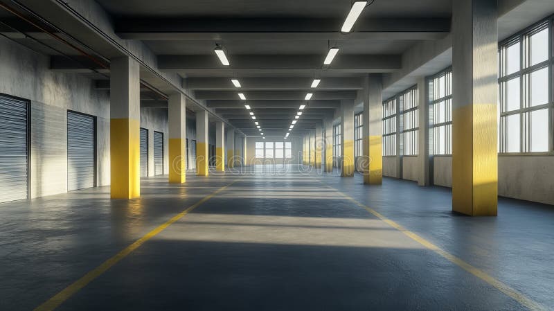 823 Warehouse Interior Industrial Doors Stock Photos - Free & Royalty ...