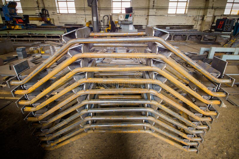 Industrial Building with Machines Stock Image - Image of alone, indoors ...