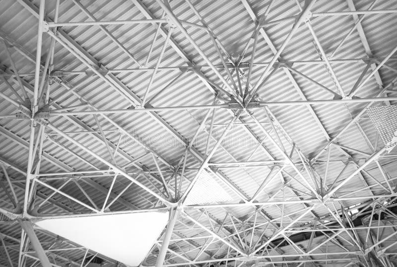Steel Ceiling Structure, Architecture Design Stock Photo - Image of ...