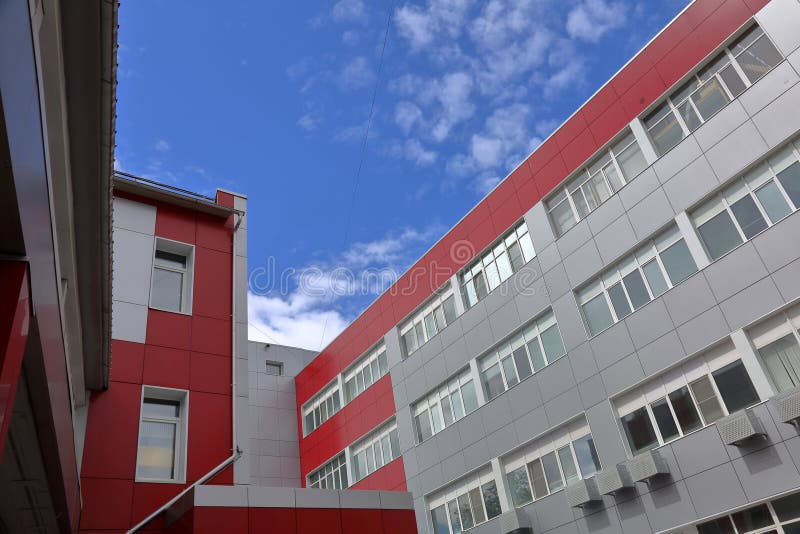 Industrial Building Outside Stock Image - Image of commercial ...