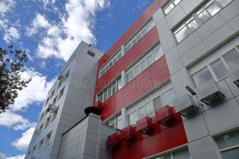 Industrial Building Outside Stock Image - Image of industry, area ...