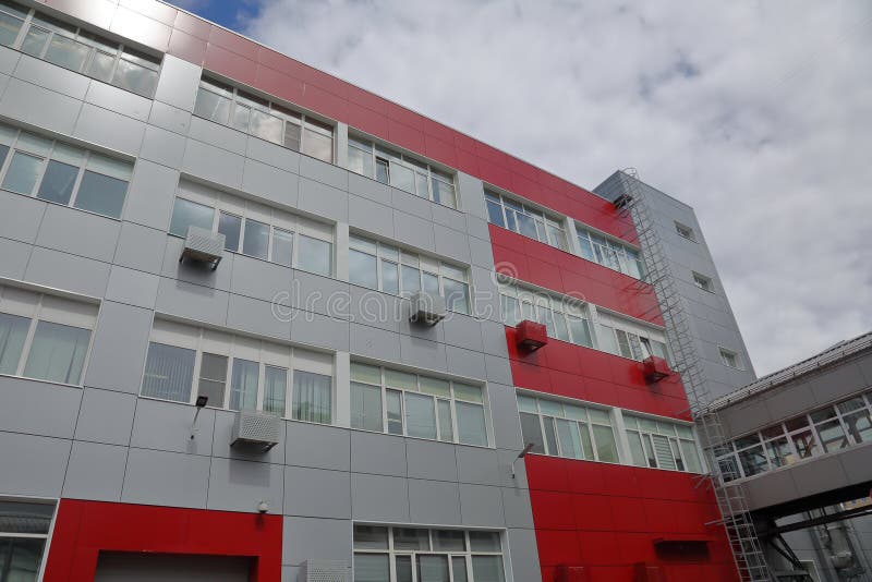 Industrial Building Outside Stock Photo - Image of exterior, area ...