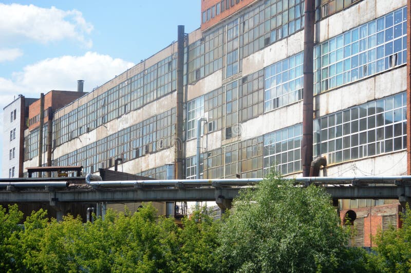 Industrial building stock photo. Image of commercial - 250305814