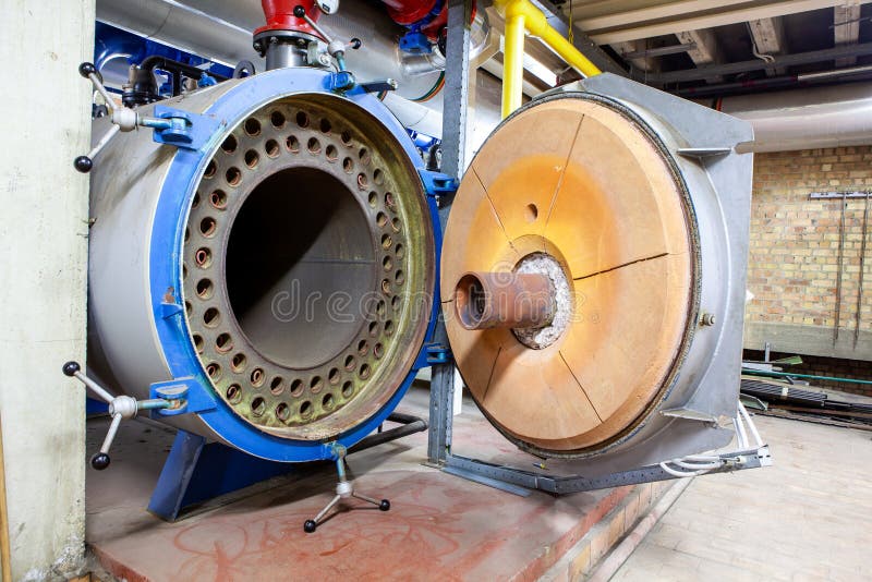 Burner of the heating stock image. Image of power, manufacturing ...