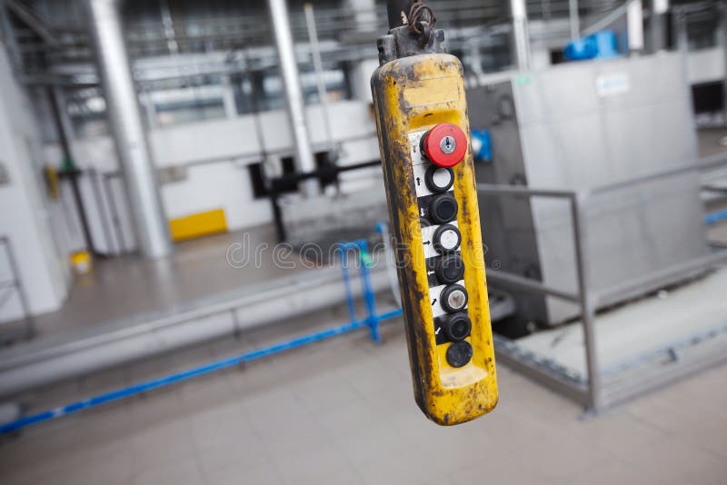 Industrial Button Board Switches Stock Image - Image of indicator ...