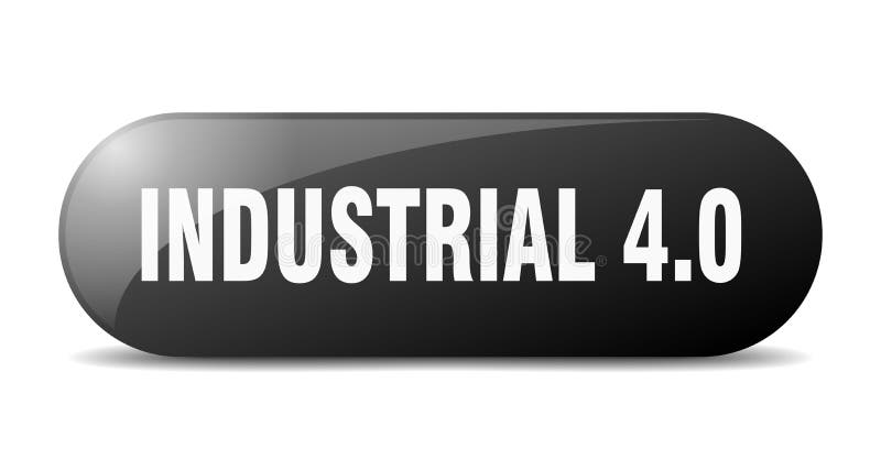 Industrial 4.0 Button. Industrial 4.0 Sign. Key. Push Button. Stock ...
