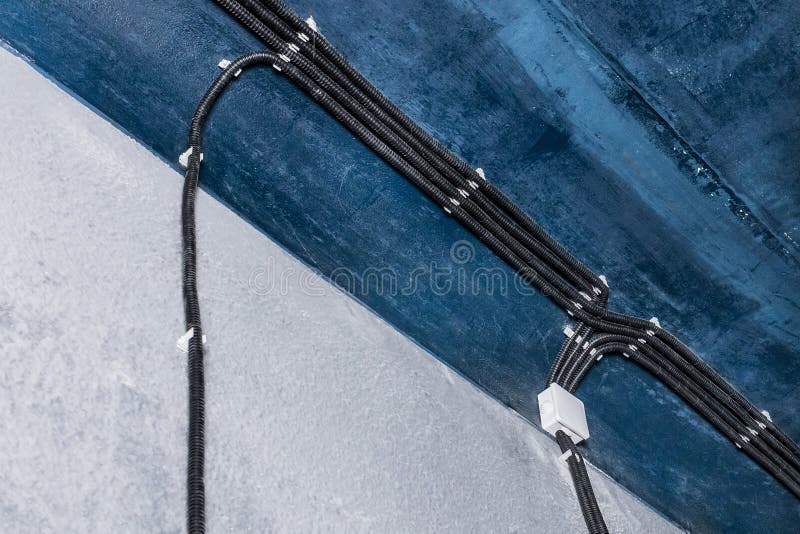 Industrial Cable Power Connection and Insulation of Electrical Wires ...