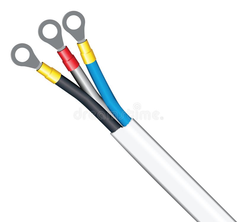 Industrial cable stock vector. Illustration of insulation - 45203154