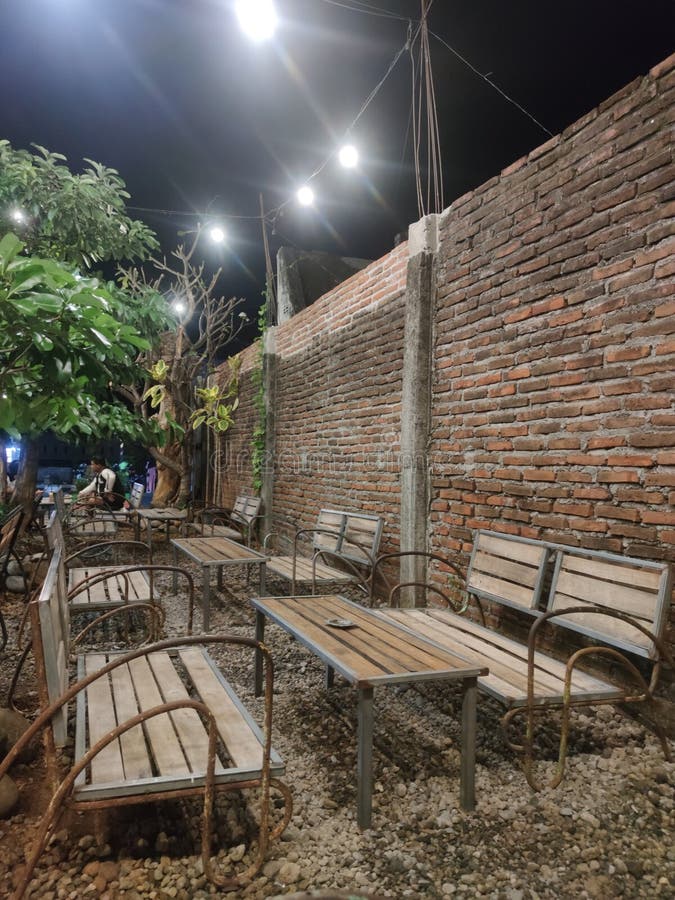 Industrial Cafe at East Java, Indonesia - September 2024 : Night Vibes ...
