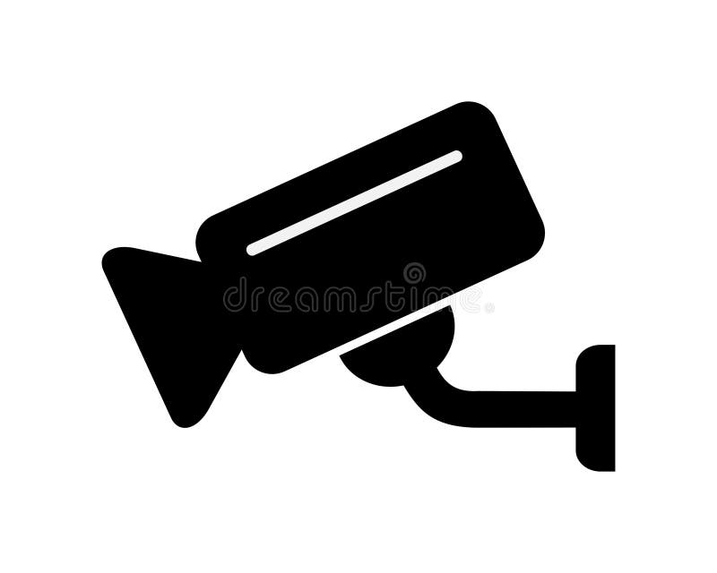 Industrial camera icon stock vector. Illustration of television - 303690999