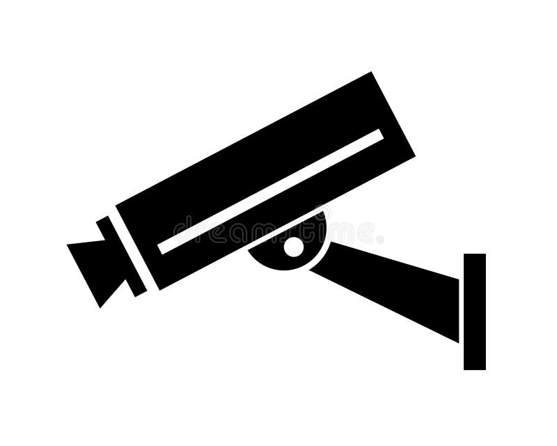 Industrial camera icon stock illustration. Illustration of monitoring ...