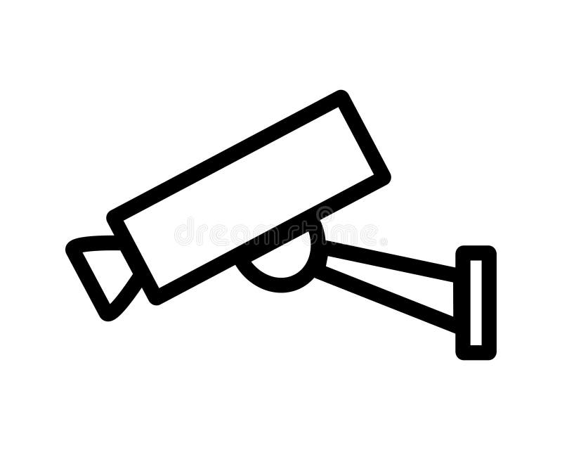 Industrial camera icon stock illustration. Illustration of symbol ...