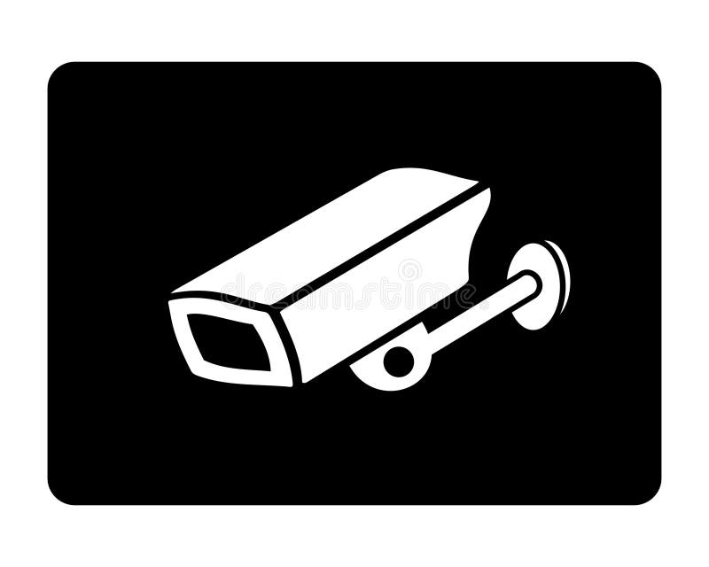 Industrial camera icon stock vector. Illustration of monitoring - 304505286