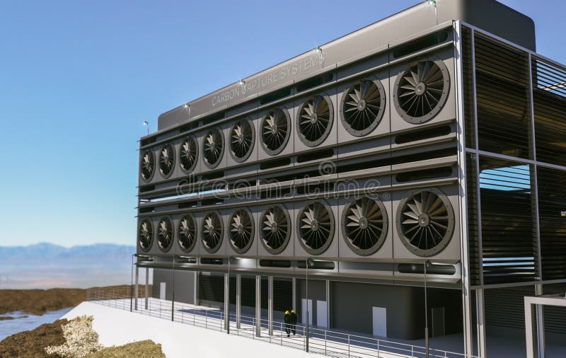 Industrial Carbon Capture Technology Facility To Reduce the CO2 in the ...