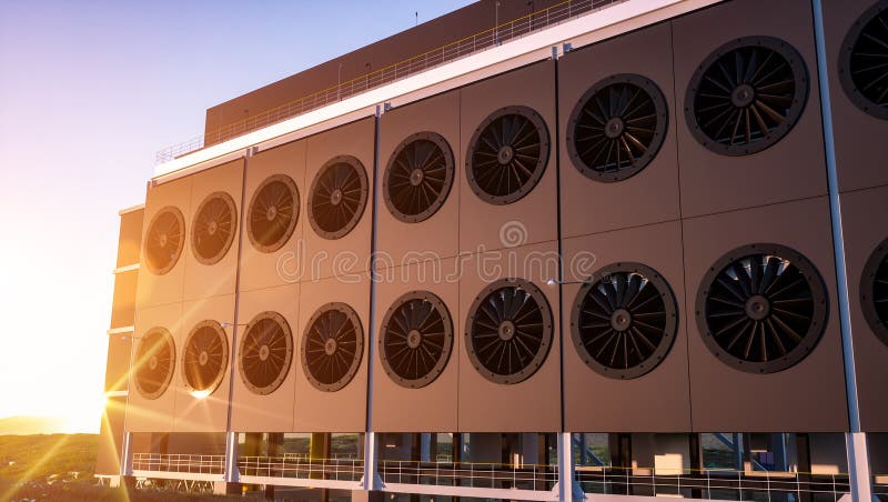 Industrial Carbon Capture Technology Facility To Reduce the CO2 in the ...