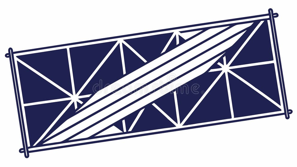 Industrial Cargo Container with Abstract Patterns, Vector Design ...