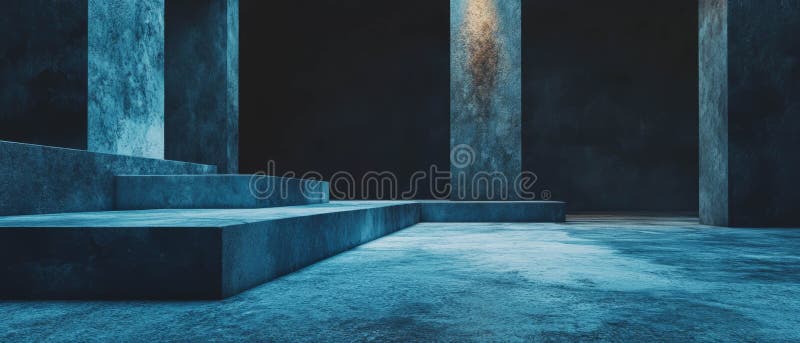 Industrial Chic Design Featuring Faux Concrete Texture in a Minimalist ...