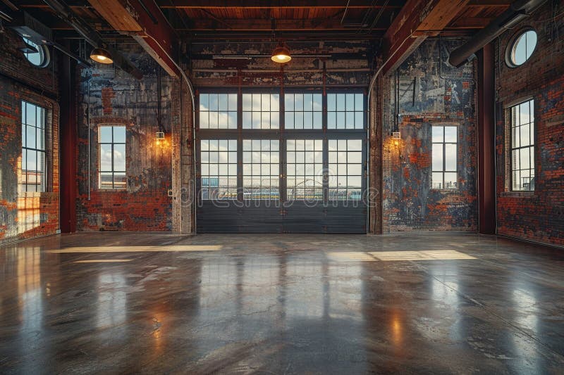 Industrial Chic Event Space with Raw Textures and Flexible Layouts ...