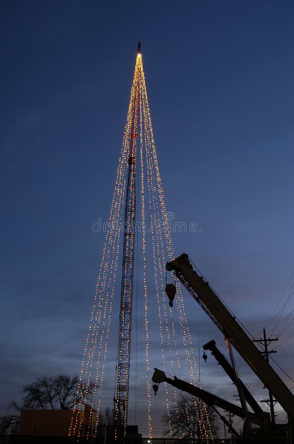 Industrial Christmas Tree stock photo. Image of seasons - 1213472